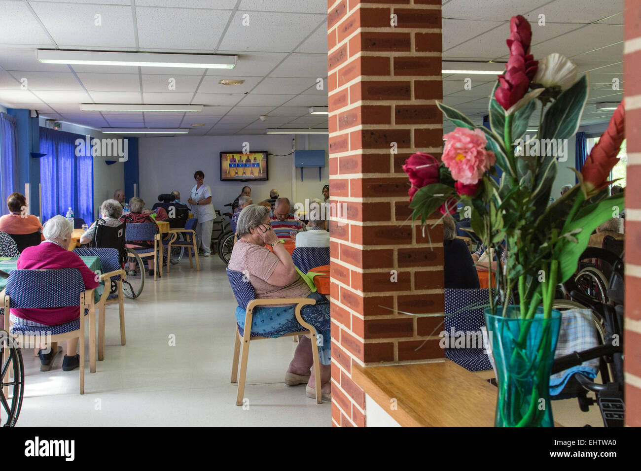 EHPAD, RETIREMENT HOME, FRANCE Stock Photo - Alamy