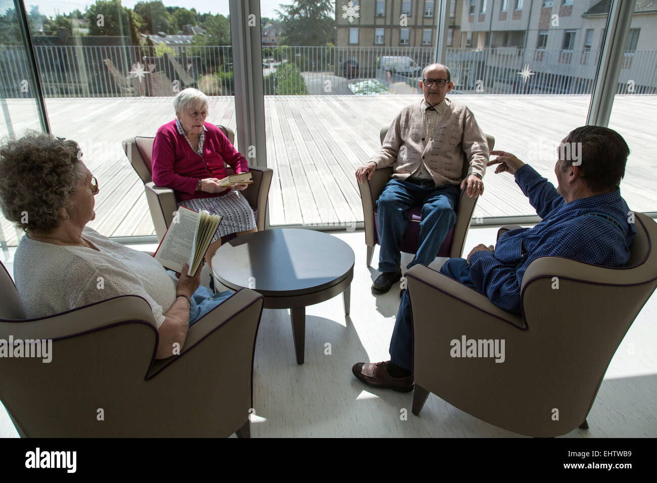 EHPAD, RETIREMENT HOME, FRANCE Stock Photo - Alamy