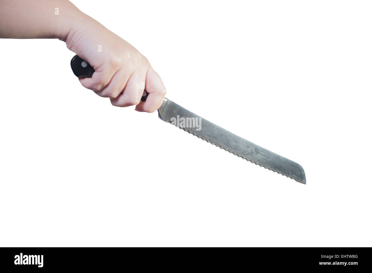 Knife in hand Stock Photo - Alamy