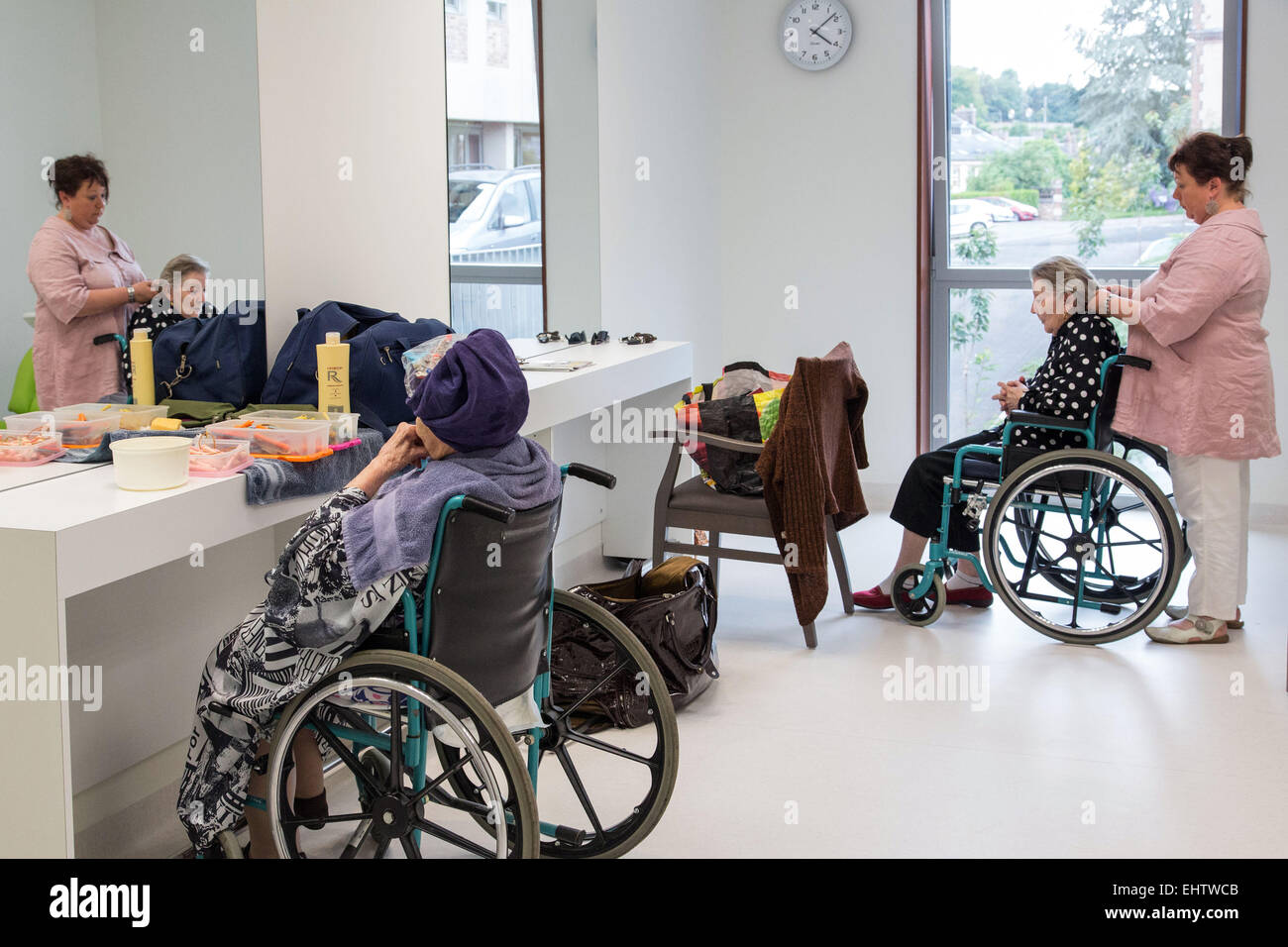 EHPAD, RETIREMENT HOME, FRANCE Stock Photo - Alamy