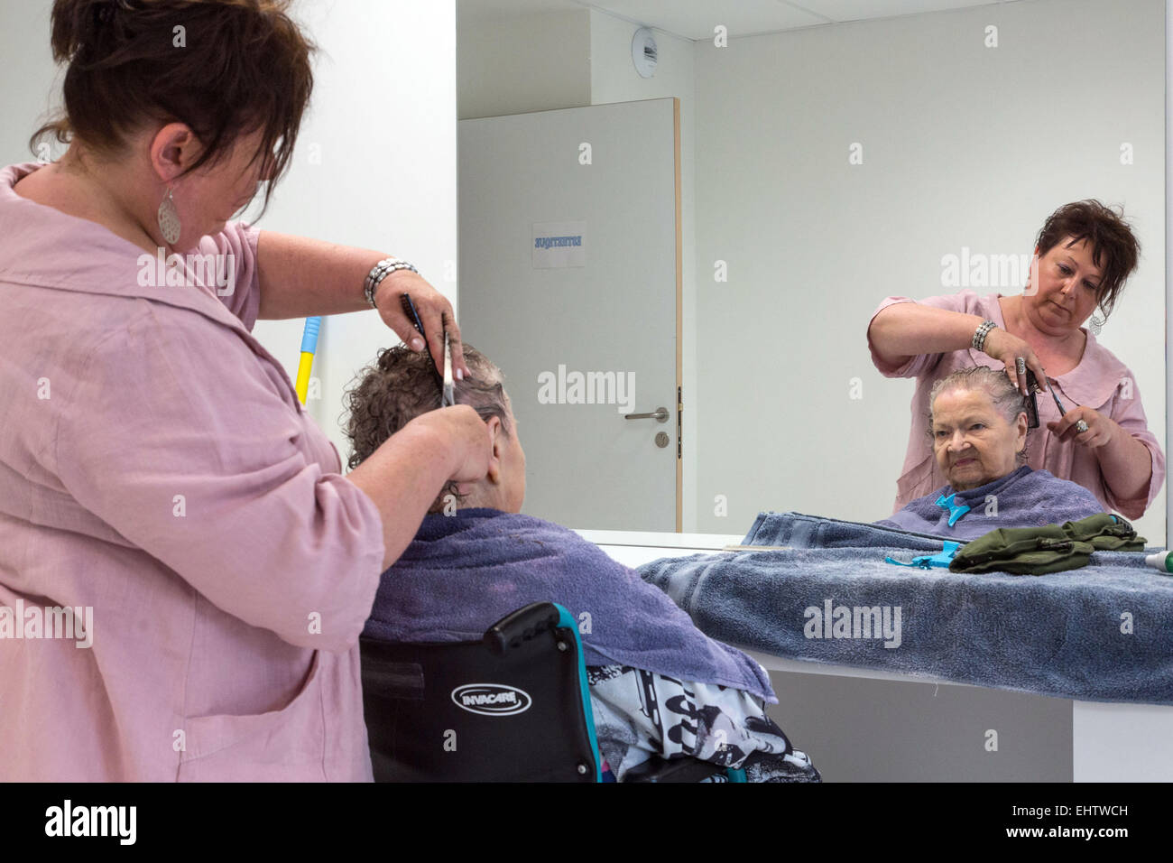 EHPAD, RETIREMENT HOME, FRANCE Stock Photo - Alamy