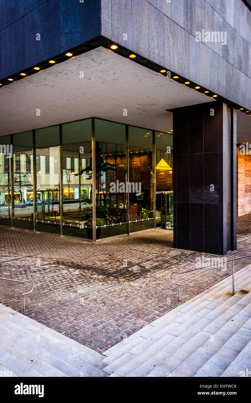 Modern building at Hopkin's Place in Baltimore, Maryland Stock Photo ...