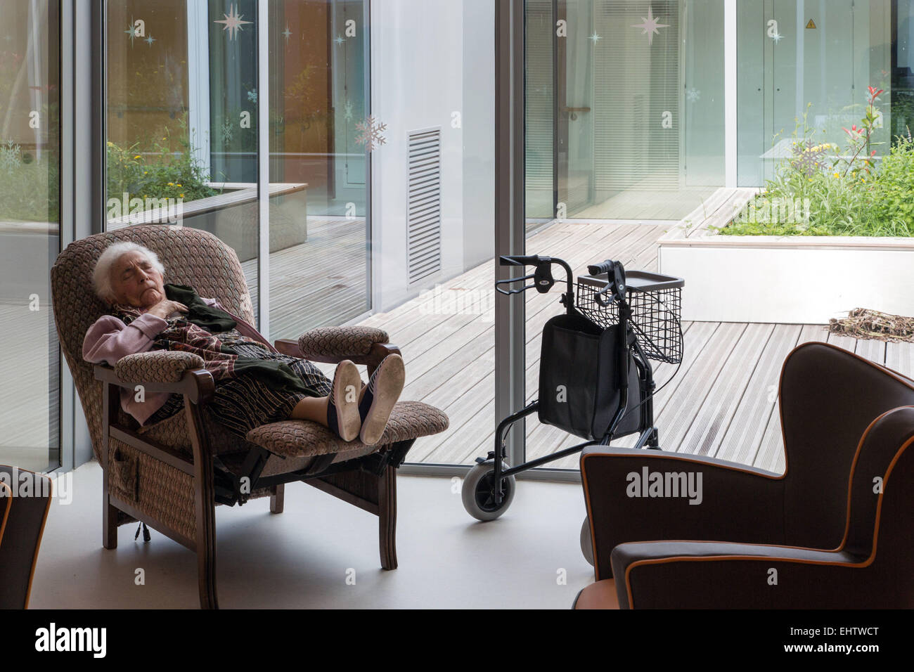 EHPAD, RETIREMENT HOME, FRANCE Stock Photo - Alamy