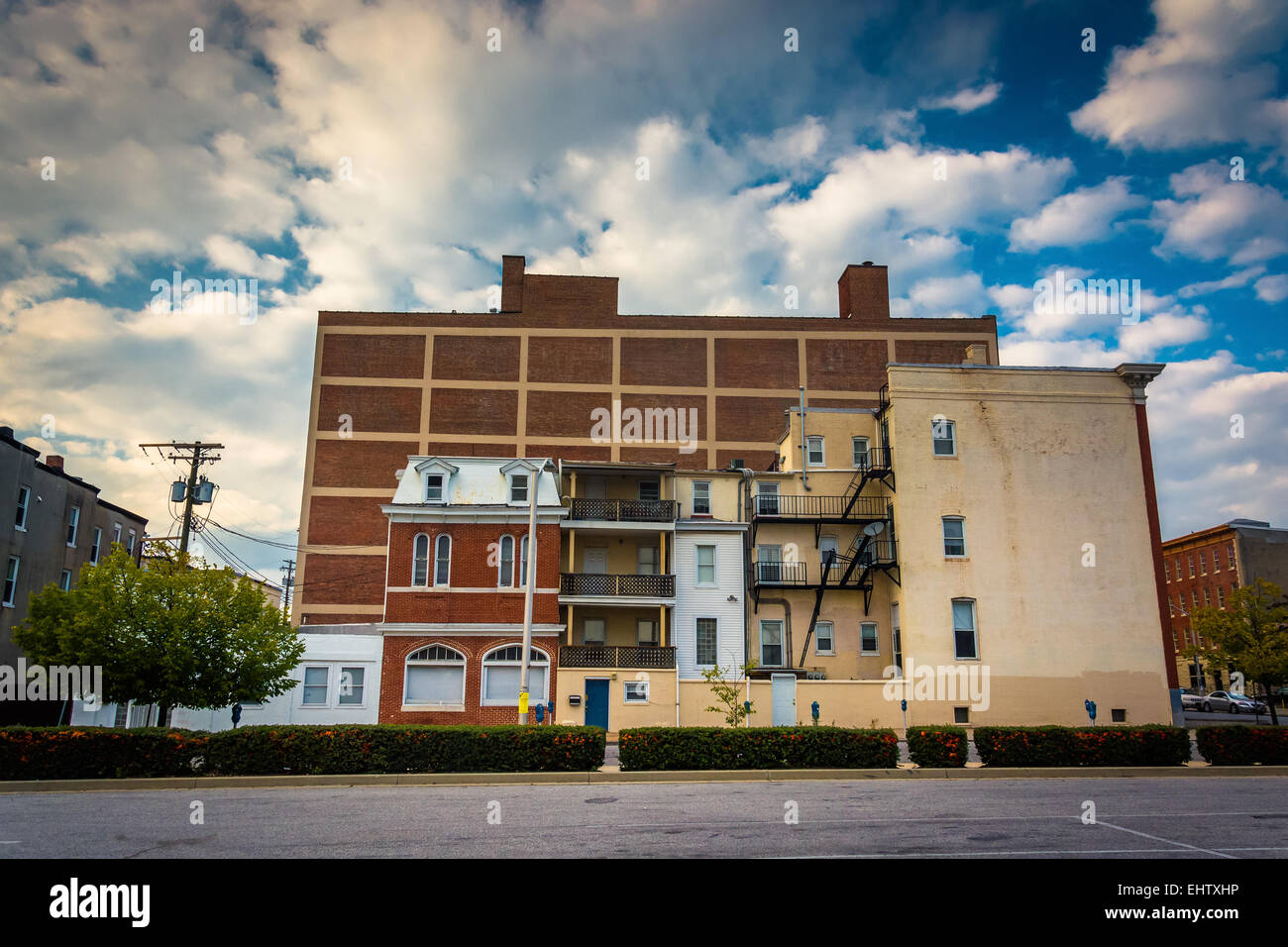 Old buildings in Baltimore, Maryland Stock Photo - Alamy