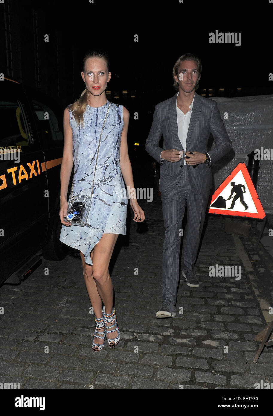 Poppy Delevingne and her husband James Cook spotted leaving their home ...