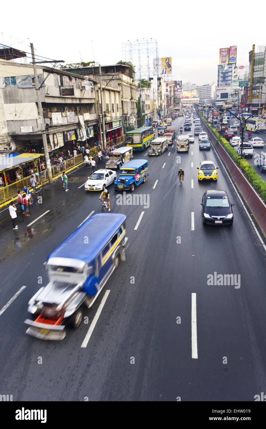 manila traffic, asia city Stock Photo - Alamy
