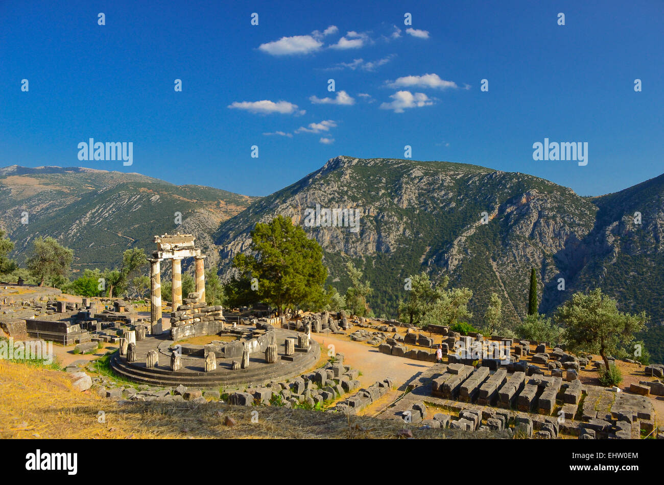 oracle of Delphi Stock Photo - Alamy