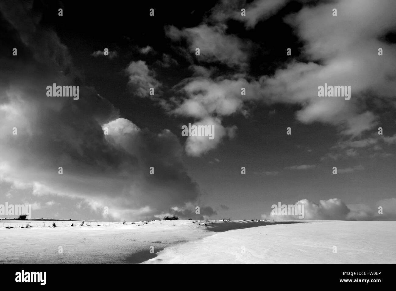 Winter landscape Black and White Stock Photos & Images - Alamy