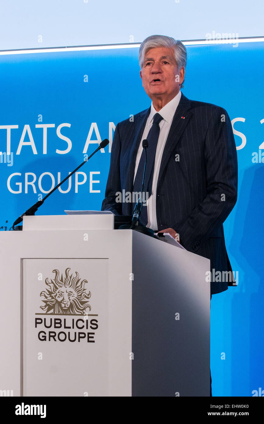 MAURICE LEVY, CEO OF THE PUBLICIS GROUP Stock Photo - Alamy