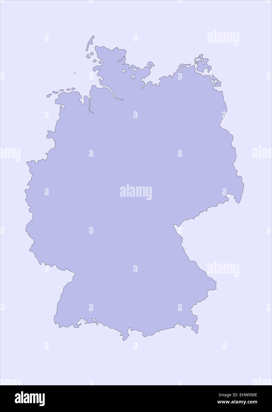 Hessen map hi-res stock photography and images - Alamy
