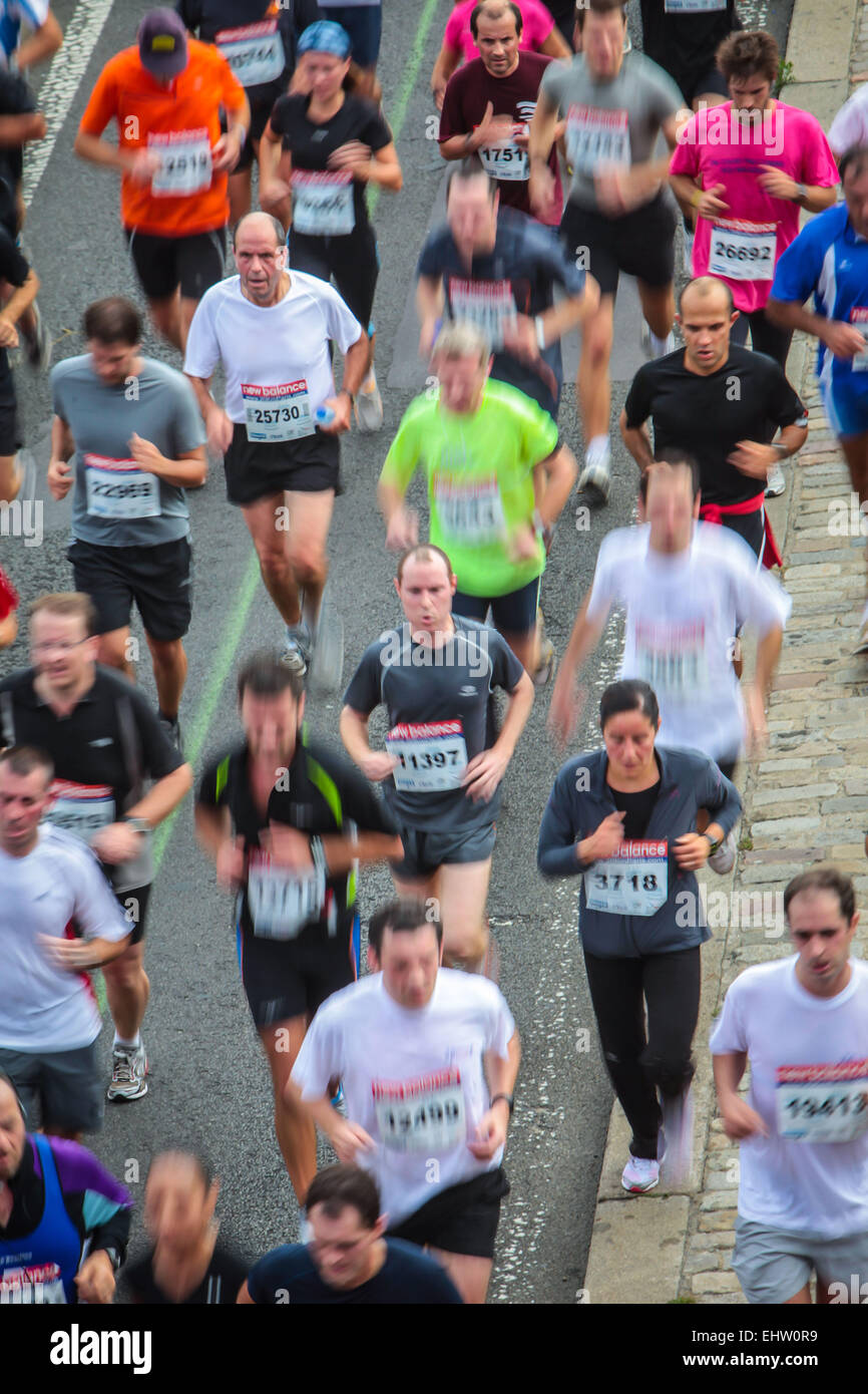 Illustration of foot races hi-res stock photography and images - Alamy