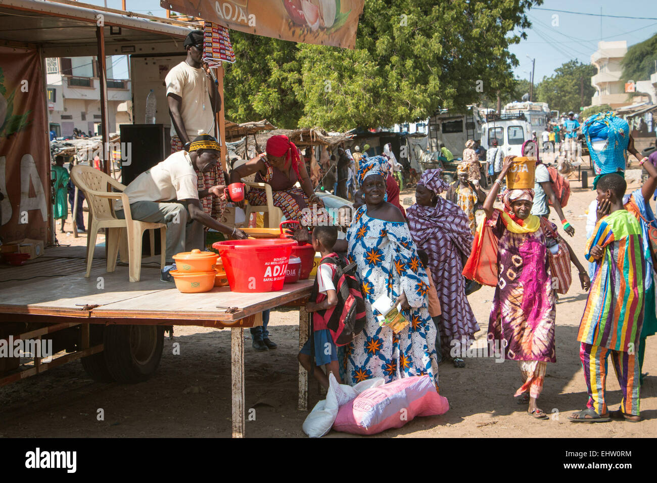 ILLUSTRATION OF SENEGAL, WEST AFRICA Stock Photo - Alamy