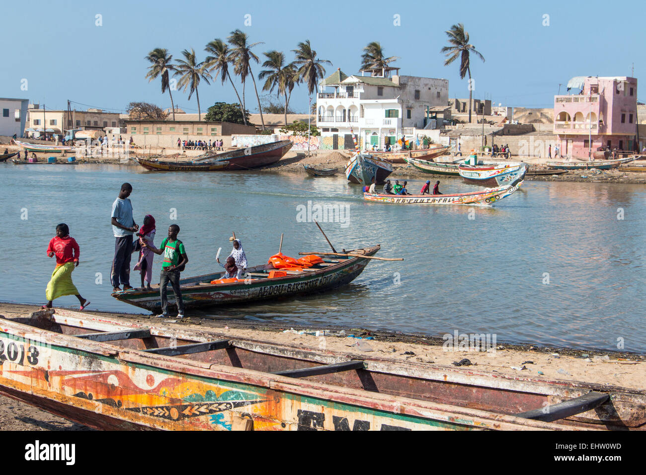 ILLUSTRATION OF SENEGAL, WEST AFRICA Stock Photo - Alamy