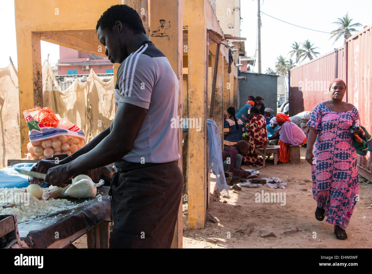 ILLUSTRATION OF SENEGAL, WEST AFRICA Stock Photo - Alamy