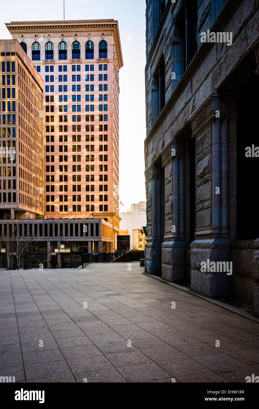 Skyscrapers at Charles Center in Baltimore, Maryland Stock Photo - Alamy