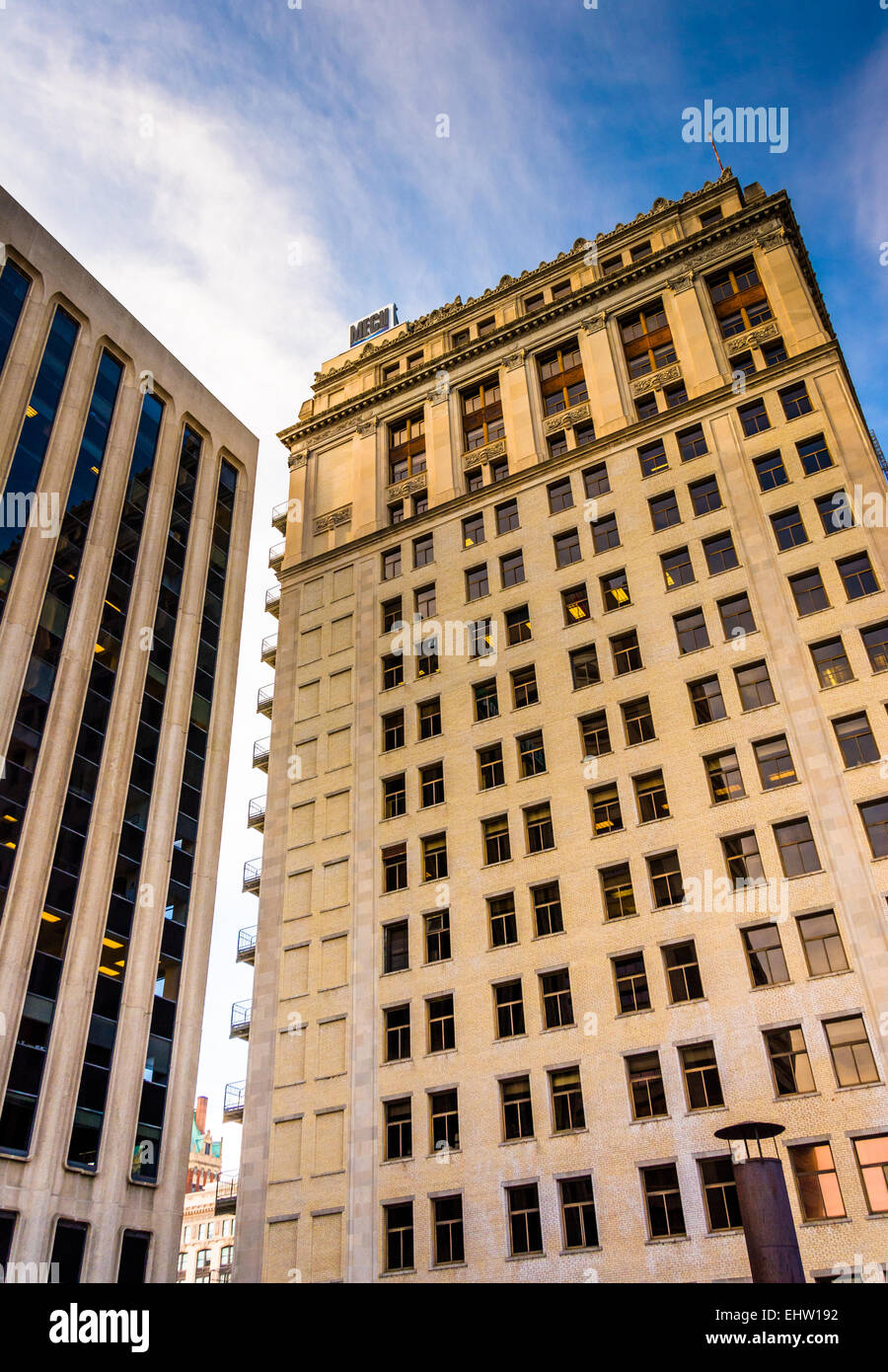 Skyscrapers in downtown Baltimore, Maryland Stock Photo - Alamy