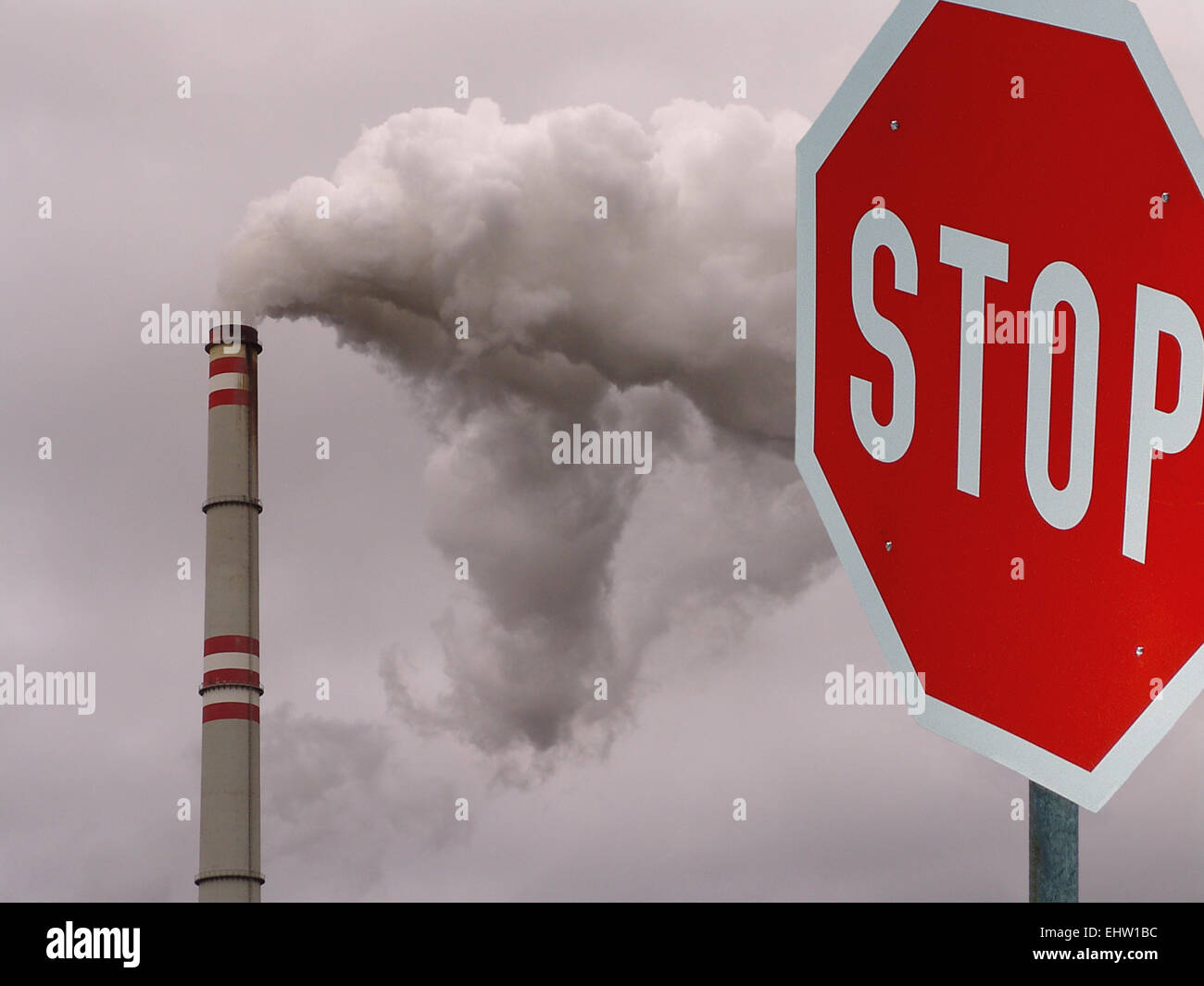 pollution of the air Stock Photo - Alamy