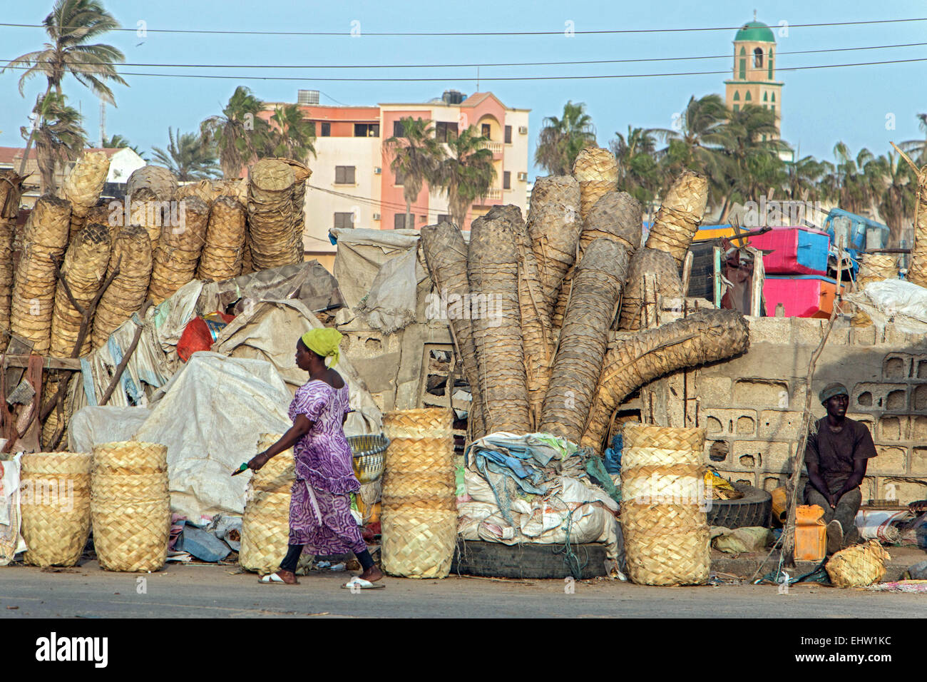 ILLUSTRATION OF SENEGAL, WEST AFRICA Stock Photo - Alamy