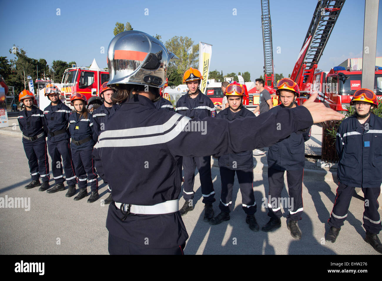 French firefighter helmet hi-res stock photography and images - Alamy