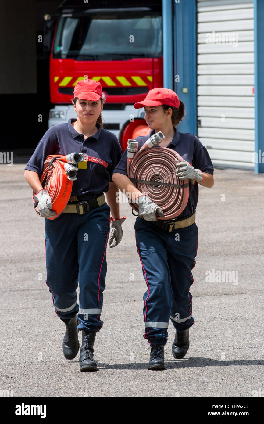 Young firefighters france hi-res stock photography and images - Alamy