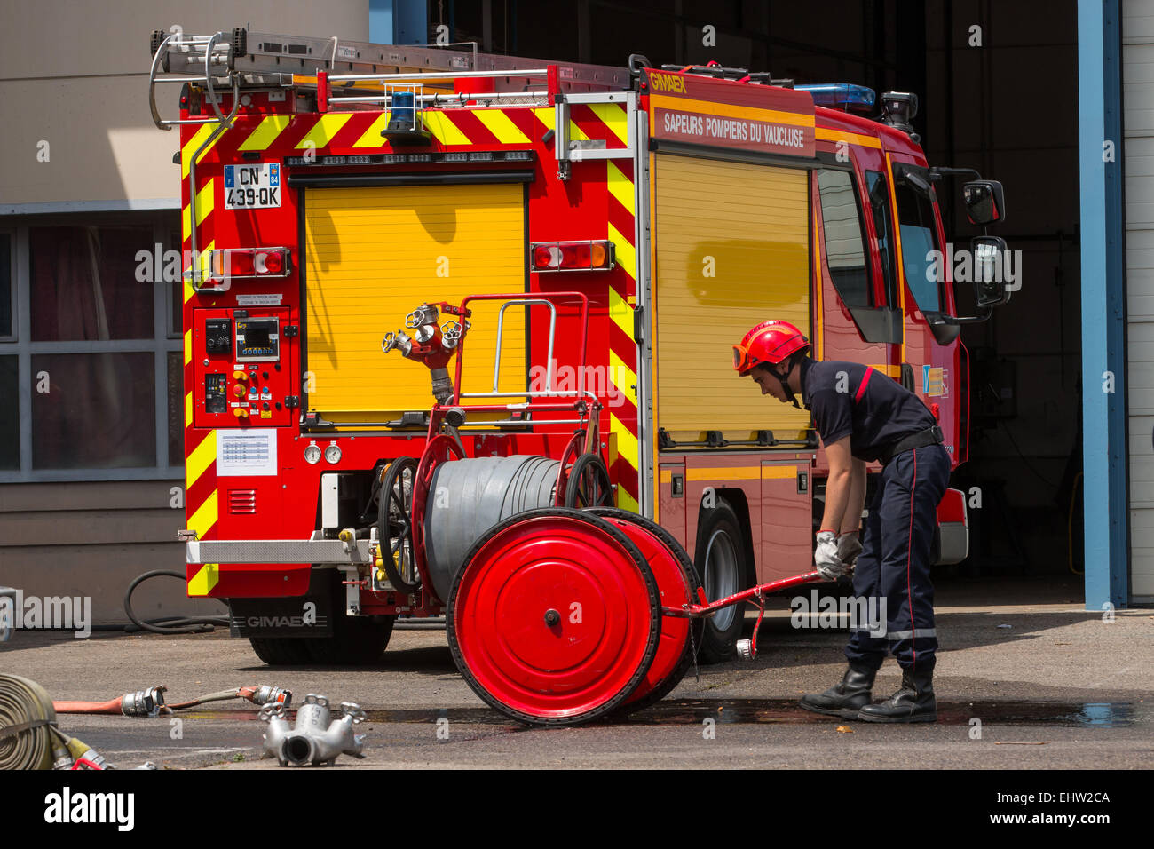 Young firefighters france hi-res stock photography and images - Alamy