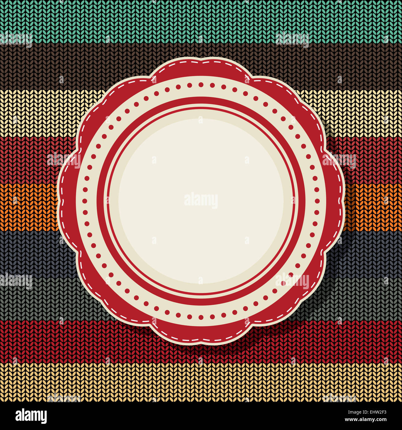 Retro style vintage label Stock Photo - Alamy