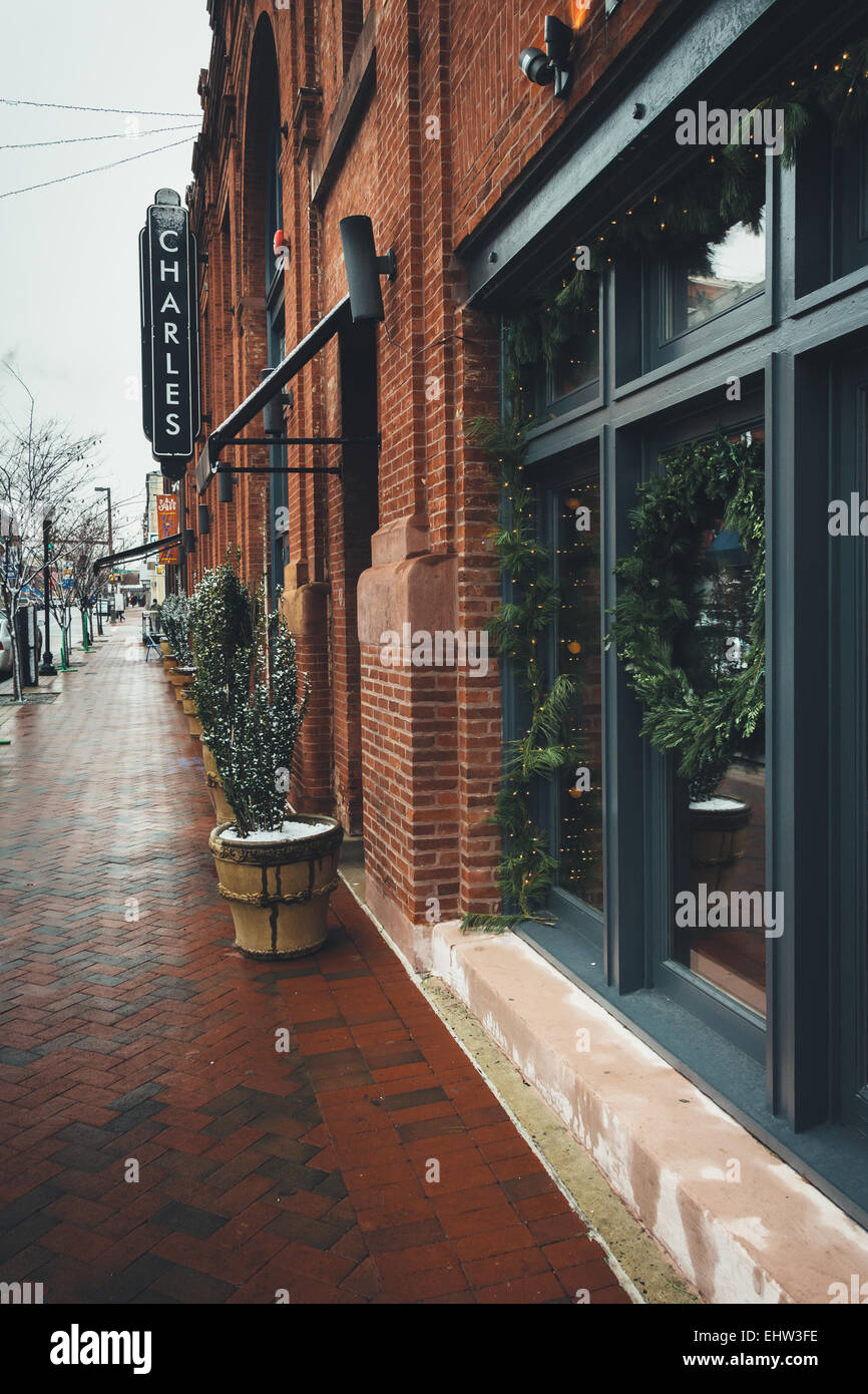 The Charles Theater, in North Charles, Baltimore, Maryland Stock Photo ...