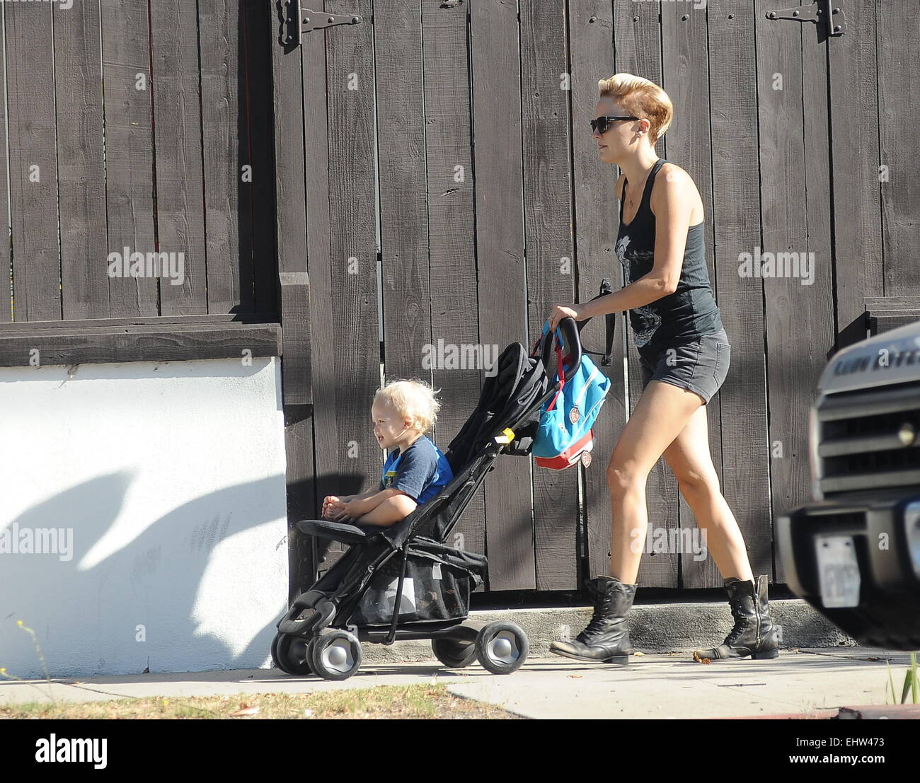 Malin Akerman spotted out with her son Sebastian Zincone in Los Feliz ...