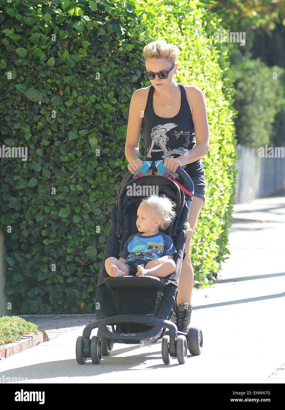 Malin Akerman spotted out with her son Sebastian Zincone in Los Feliz ...