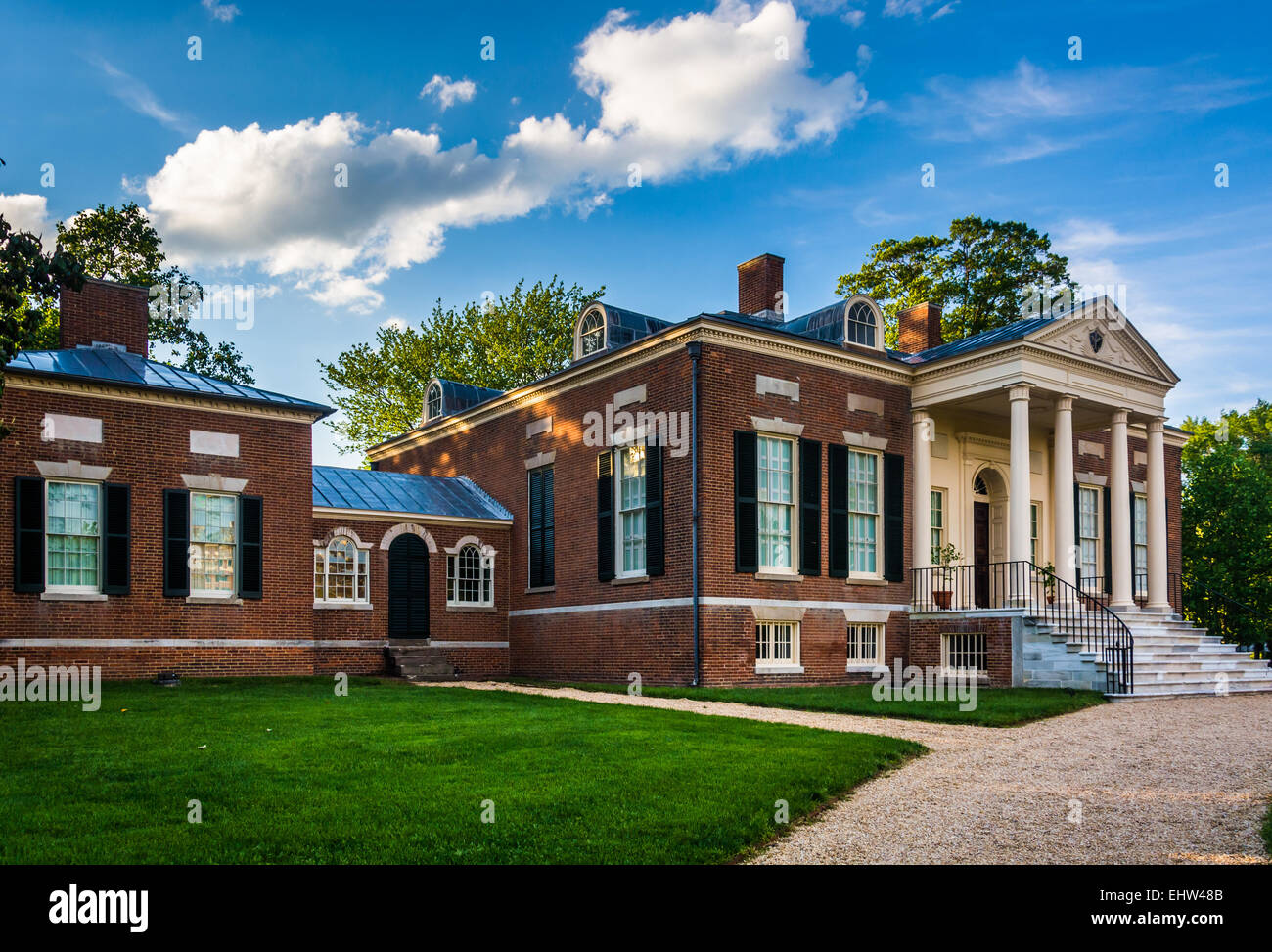 The Homewood House at John Hopkins University in Baltimore, Maryland ...