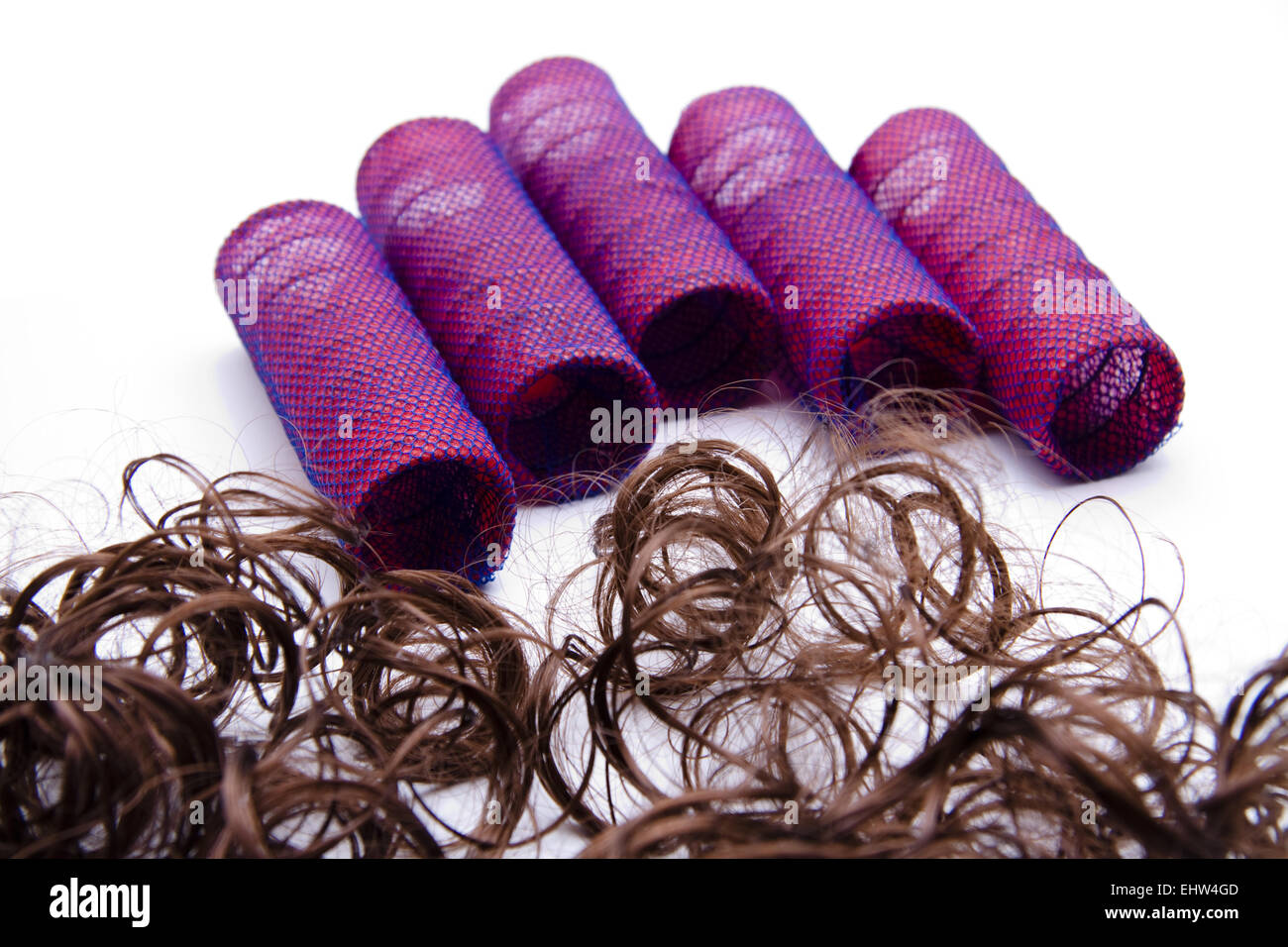 Hair roller hi-res stock photography and images - Alamy