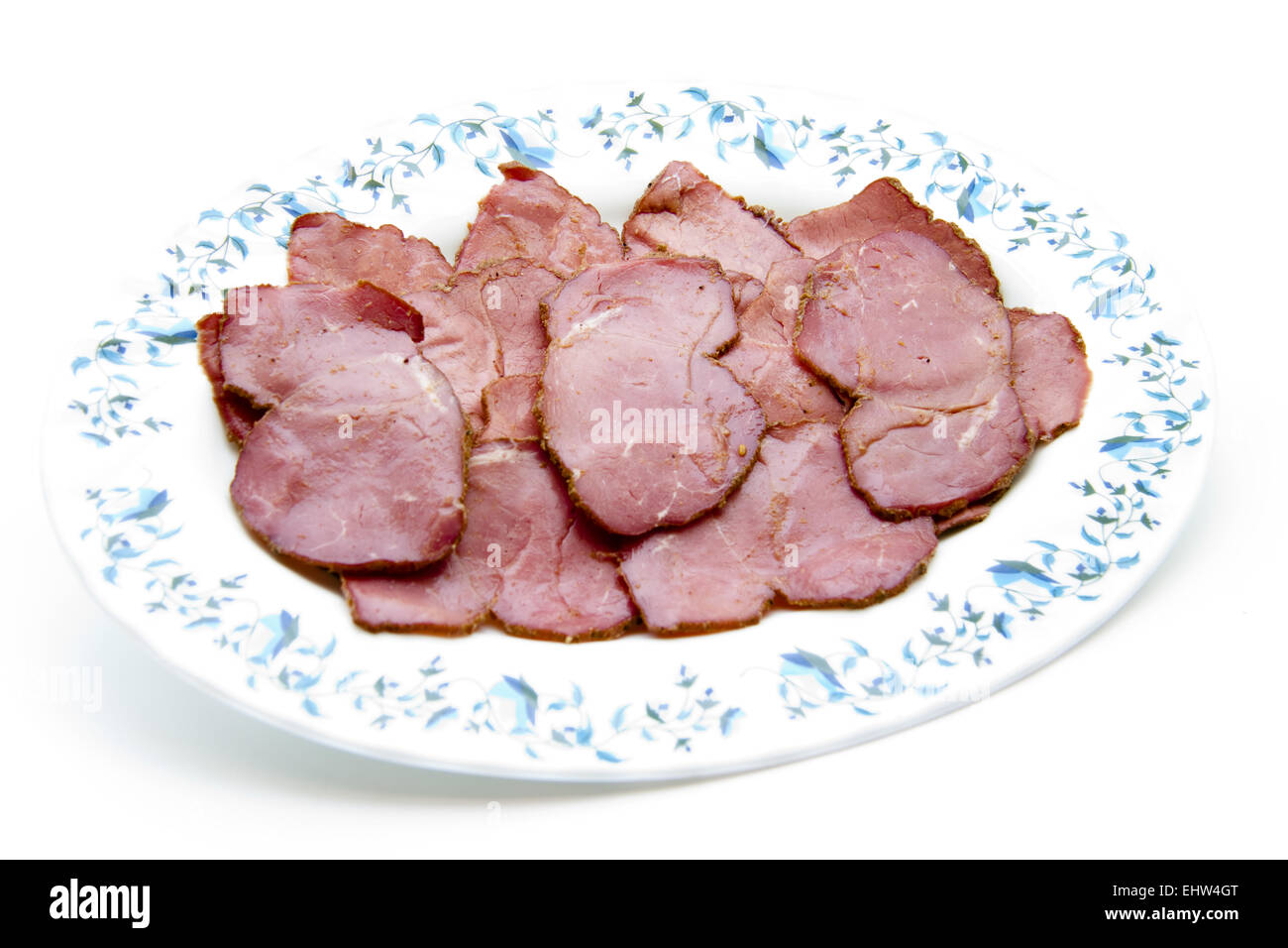 Fresh cattle ham Stock Photo - Alamy