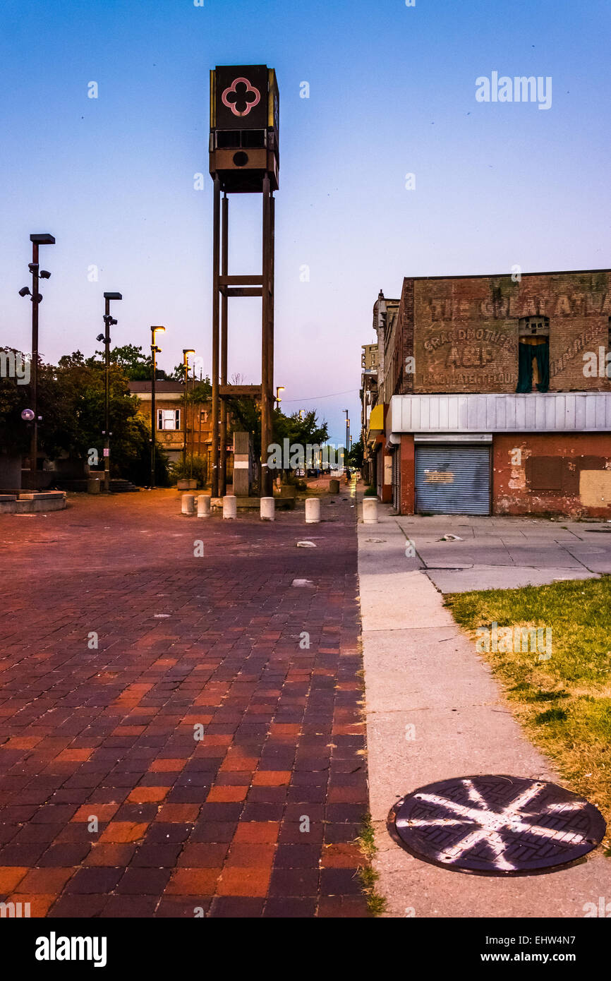 The abandoned Old Town Mall, in Baltimore, Maryland Stock Photo - Alamy