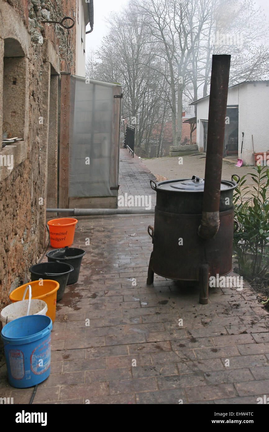 Gaenseschlachtung hi-res stock photography and images - Alamy