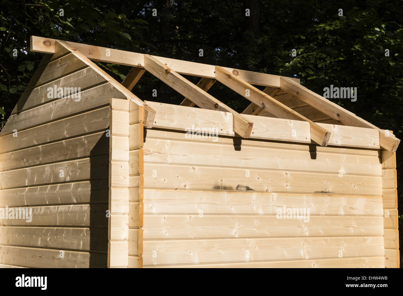 Construction of hut hi-res stock photography and images - Alamy