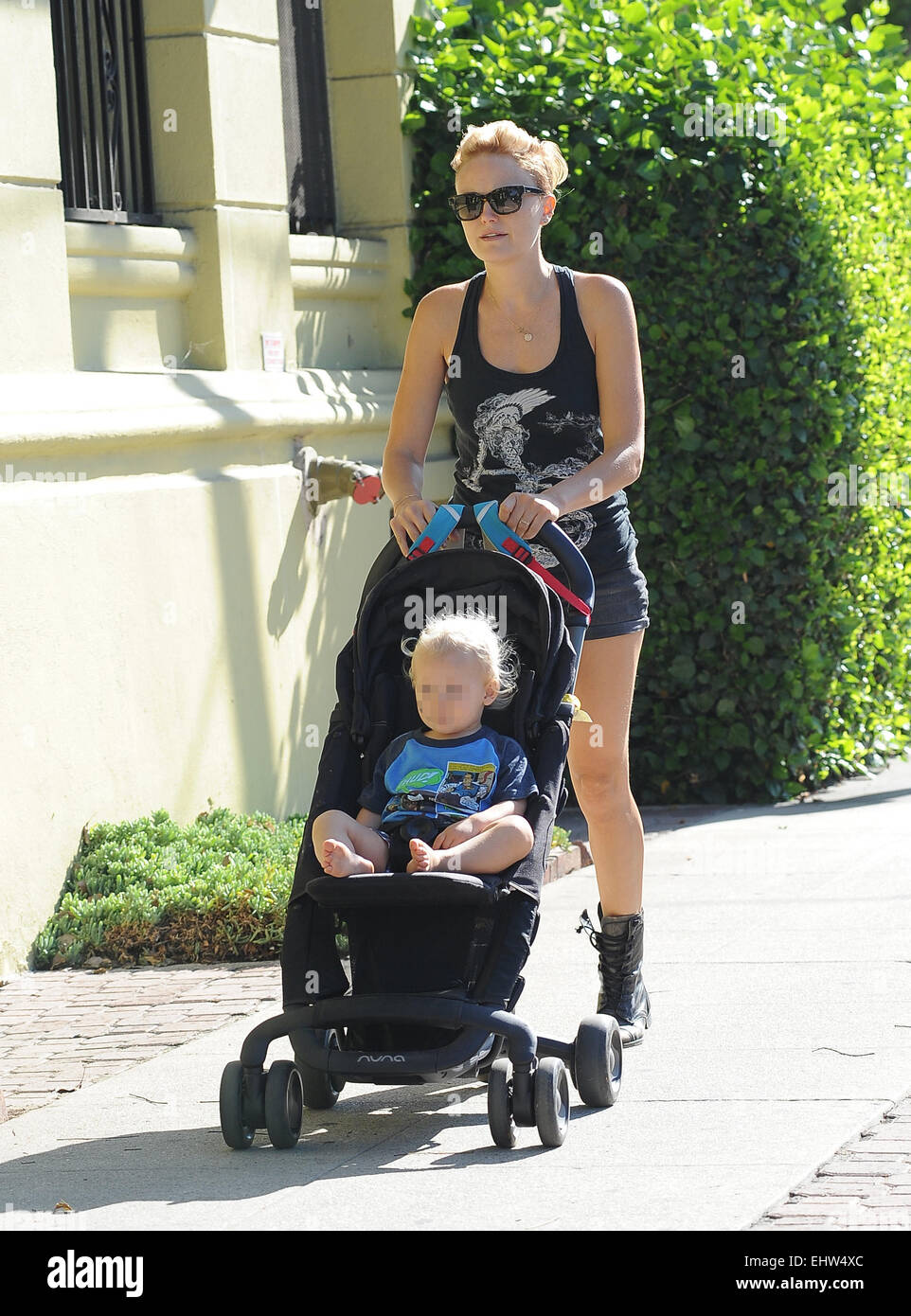 Malin Akerman spotted out with her son Sebastian Zincone in Los Feliz ...