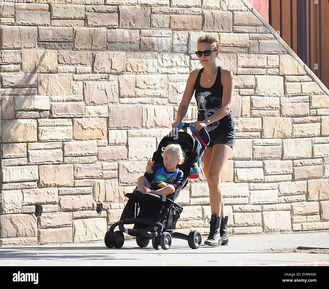 Malin Akerman spotted out with her son Sebastian Zincone in Los Feliz ...