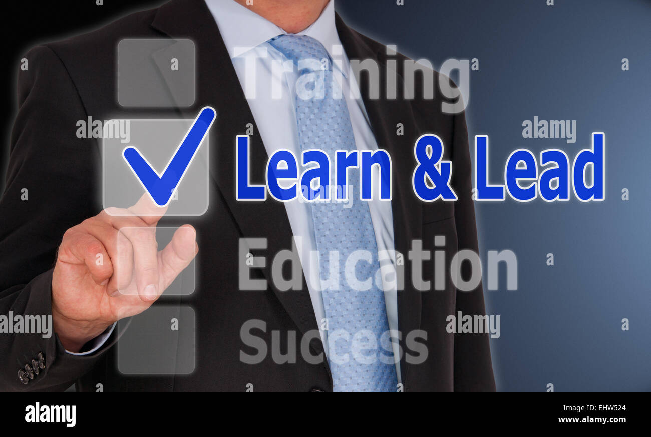 Learn and Lead Stock Photo - Alamy