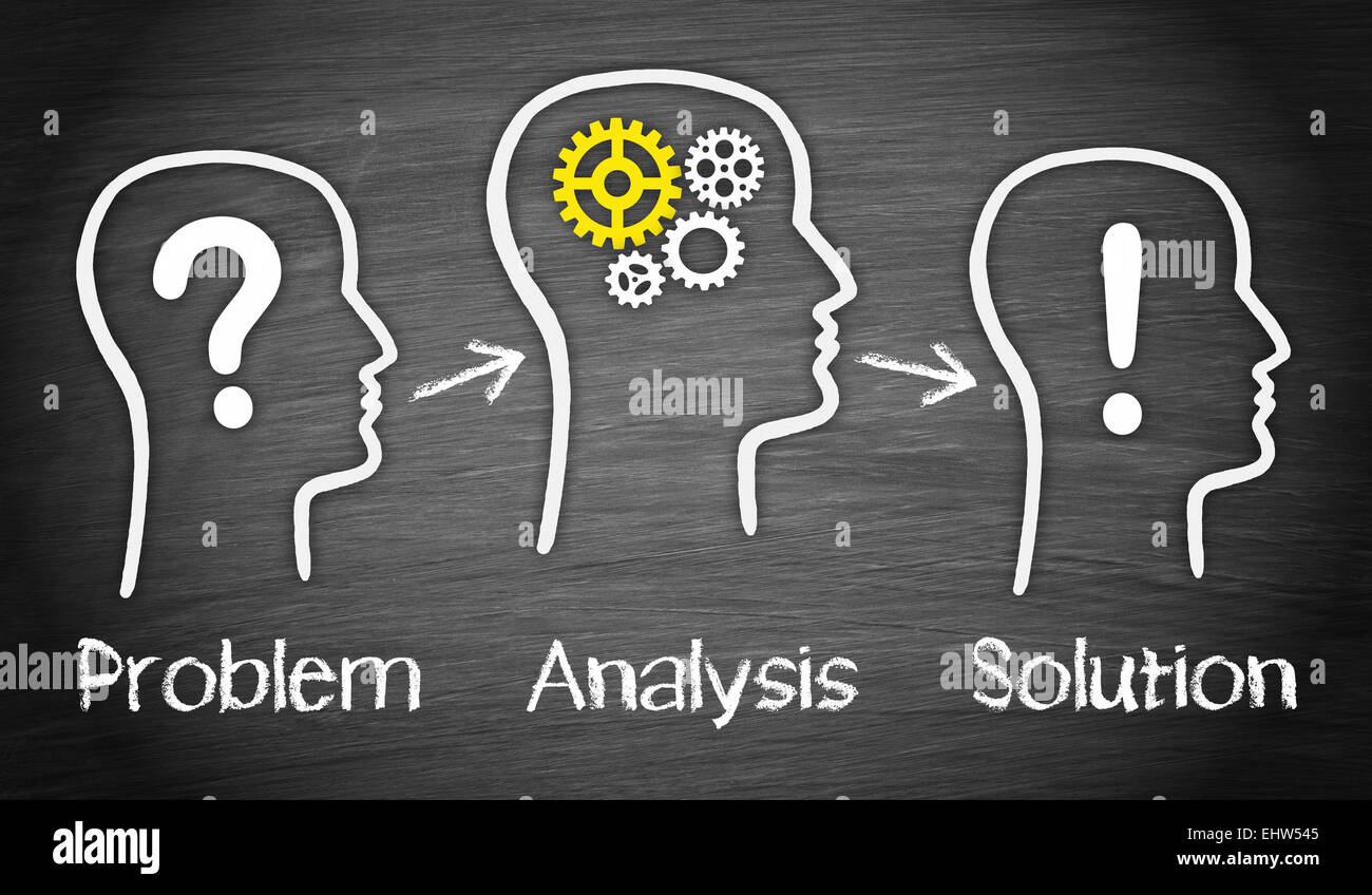 Problem and Solution Stock Photo - Alamy