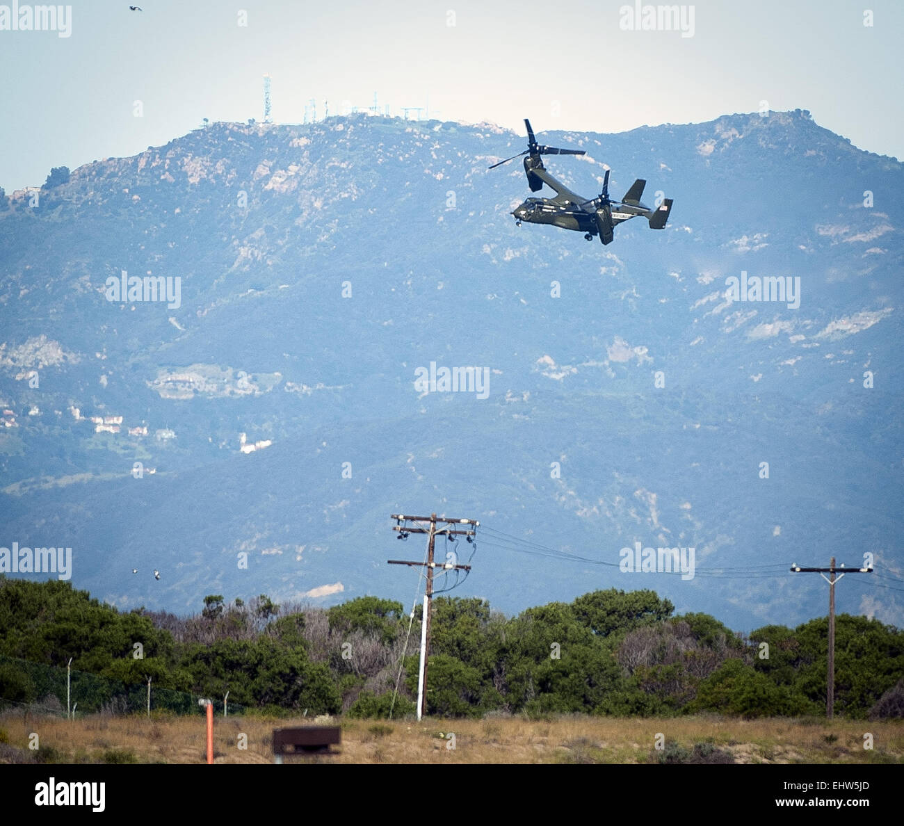 Los Angeles, California, USA. 13th Mar, 2015. The MV-22 Osprey plays a utility and support role ...