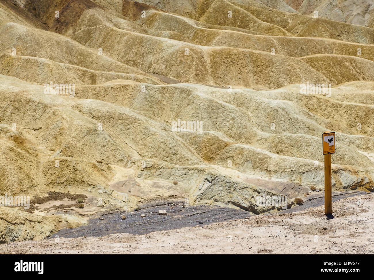 Death Valley - Zabriskie Formation Stock Photo - Alamy