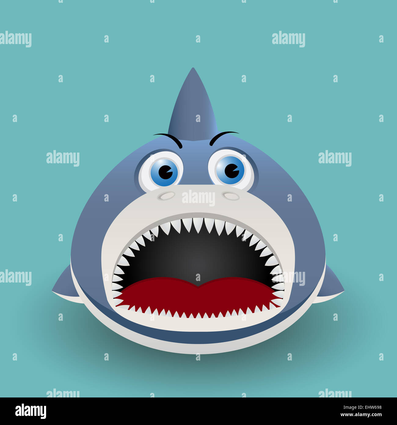 Cute baby shark Stock Photo - Alamy