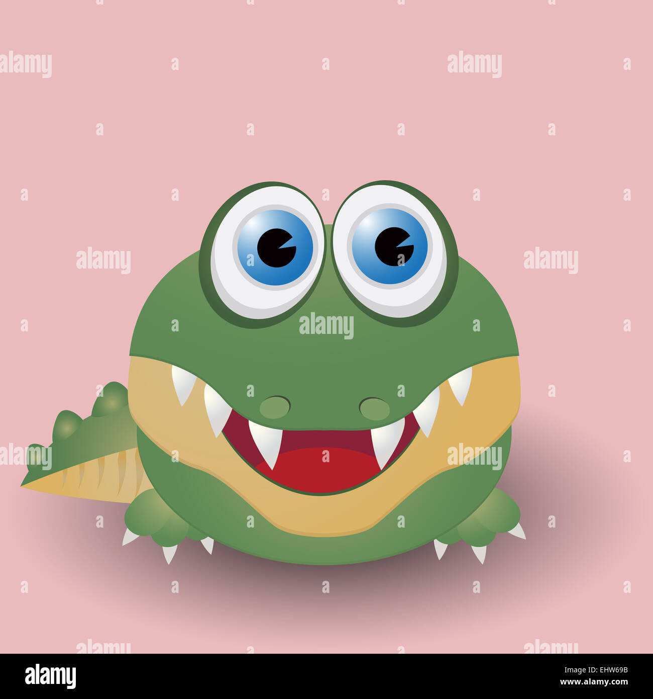 Cute baby crocodile Stock Photo - Alamy