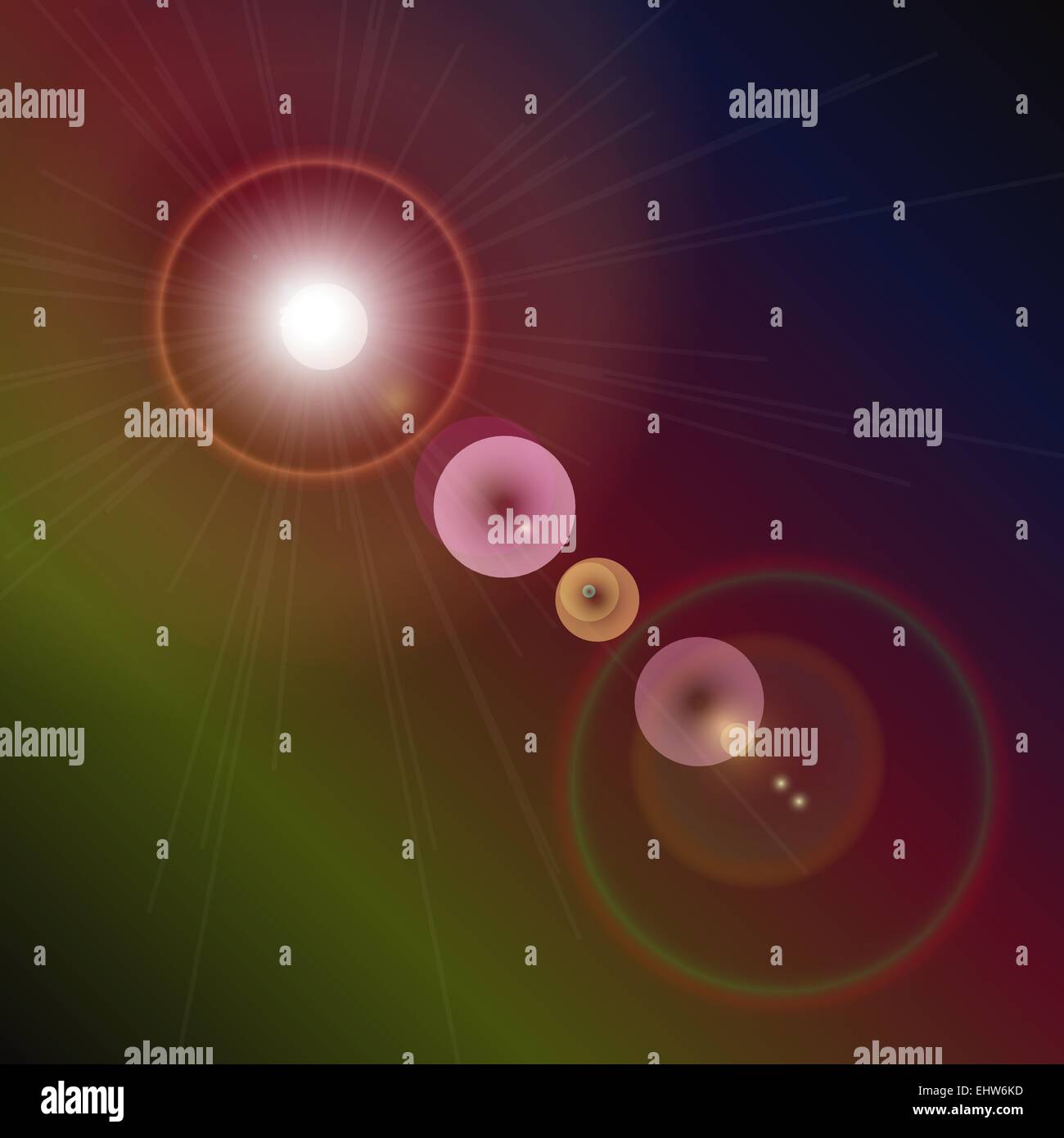 Light flare special effect. vector illustration Stock Vector Image ...