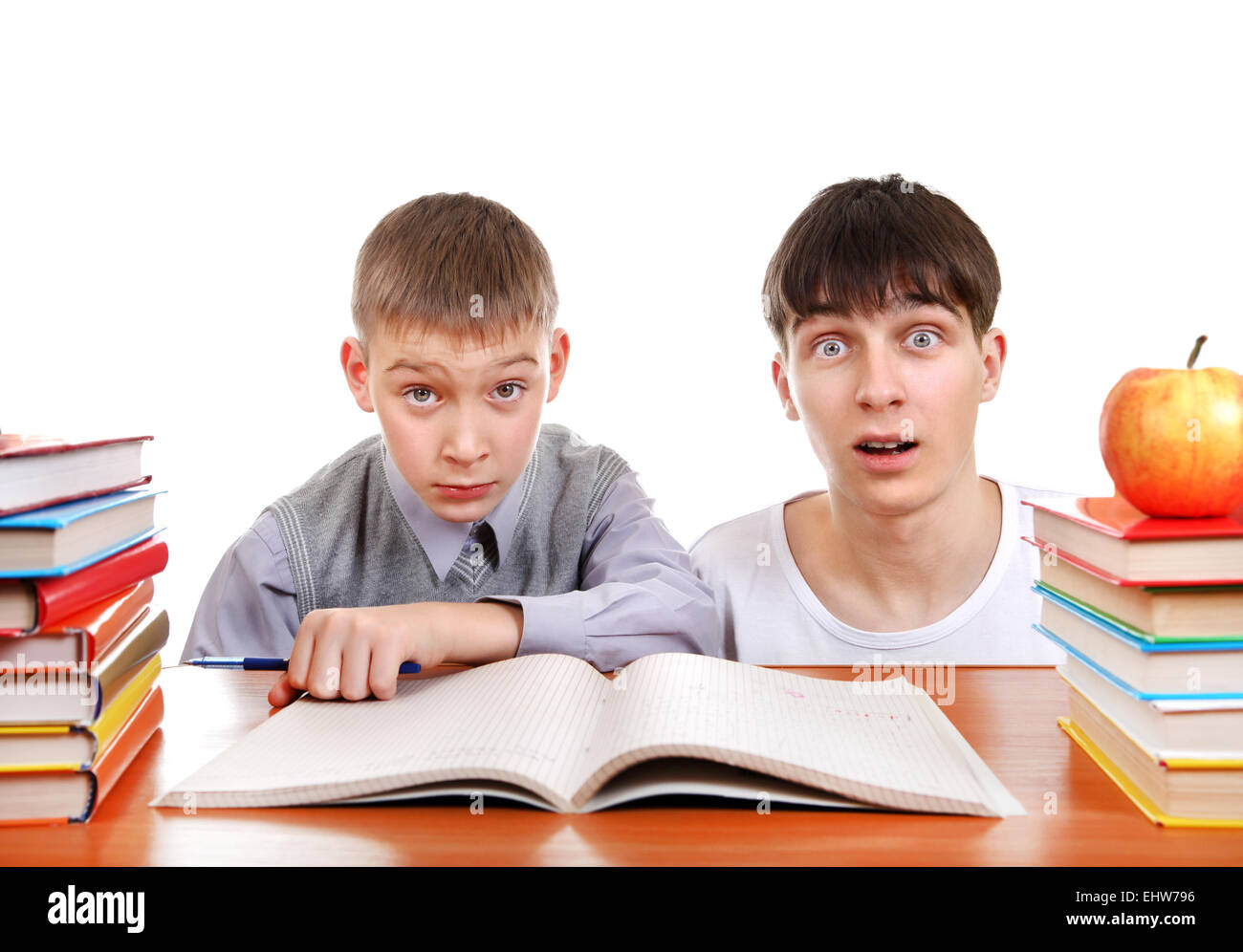 Teen students books classroom hi-res stock photography and images - Alamy
