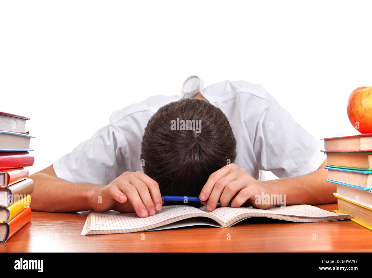 Person sleeping student hi-res stock photography and images - Alamy