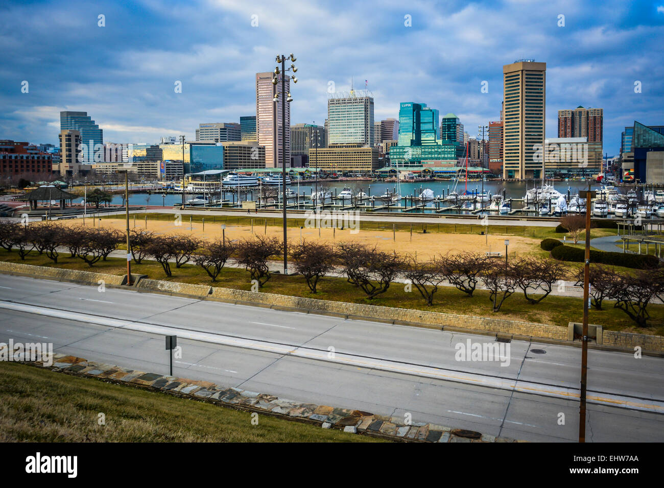 Baltimore skyline cloudy hi-res stock photography and images - Alamy