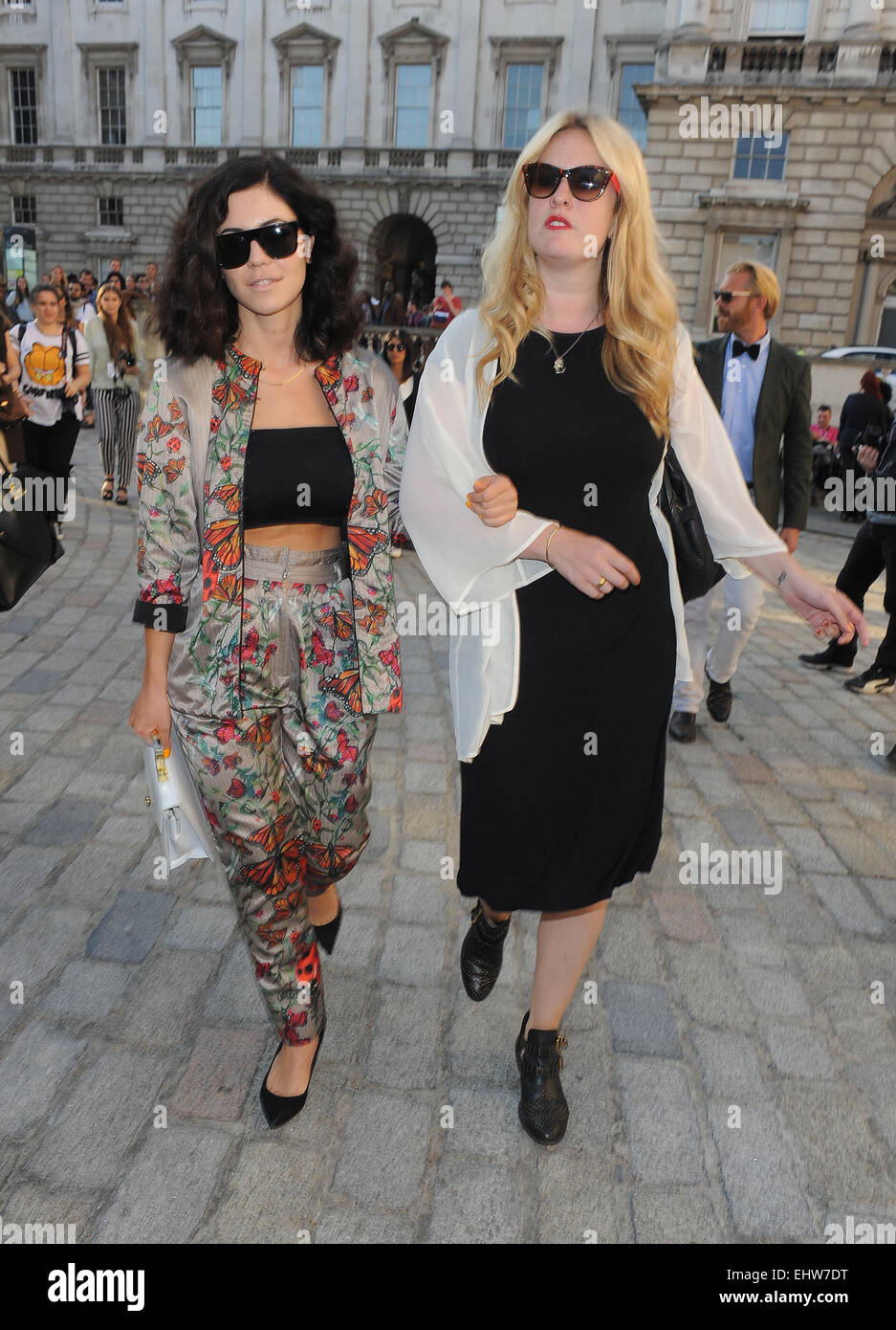 LFW s/s 2015 - Felder Felder - Arrivals Featuring: Marina Diamandis ...