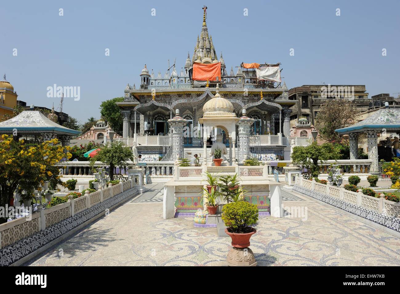 Temple in Kolkata Stock Photo - Alamy