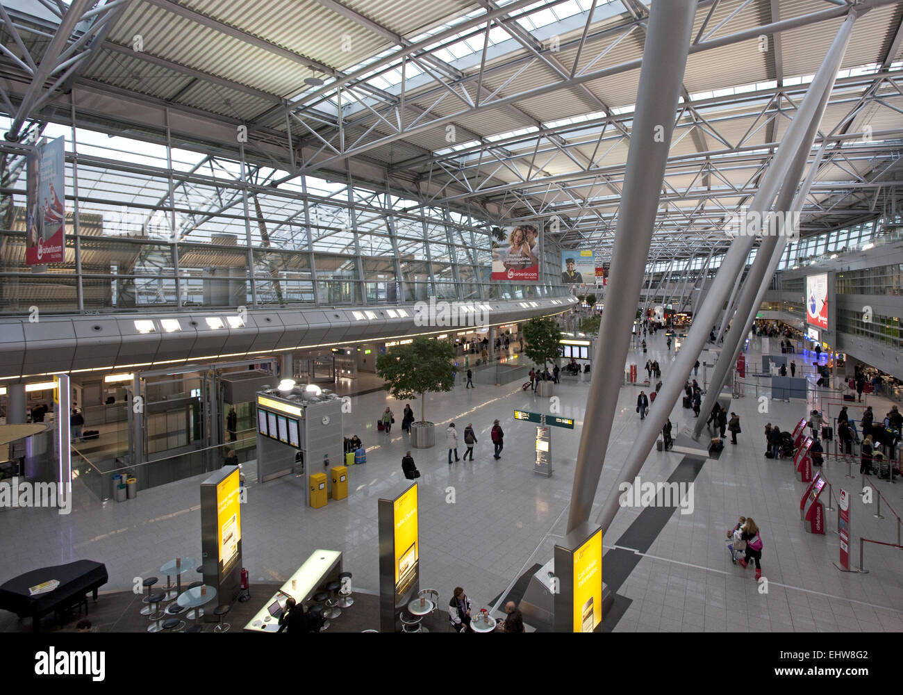 The Dusseldorf International Airport Stock Photo - Alamy